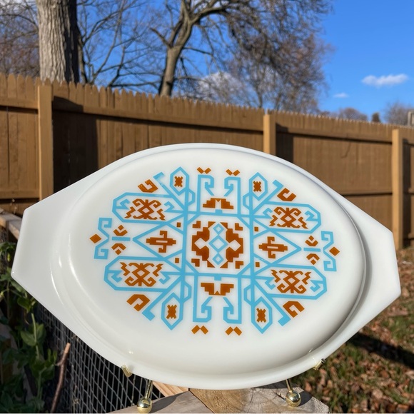 Pyrex | Kitchen | Vintage Navajo Quilt Pyrex Replacement Lid Top Cover ...